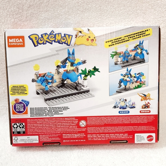 Mega Construx | Toys | Mega Construx Pokemon Riolu Evolution Set | Poshmark